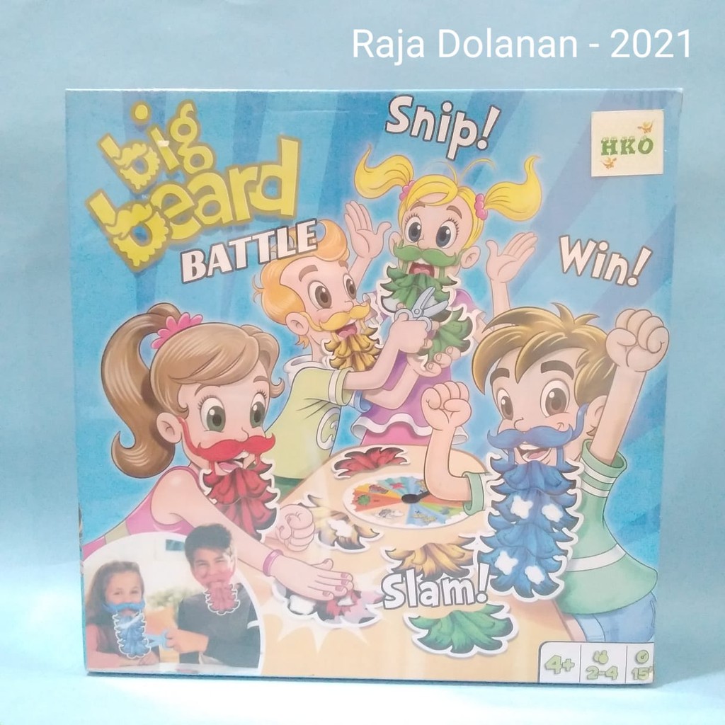 Jual BIG BEARD board game, board game keluarga PERMAINAN POTONG JENGGOT ...