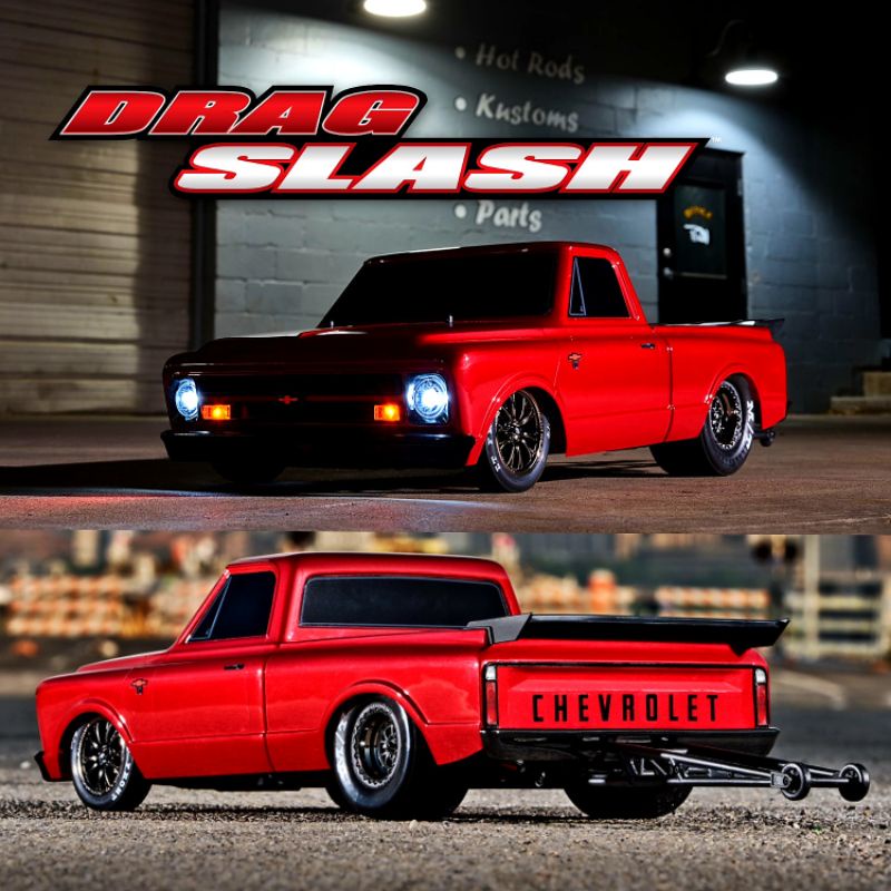 Jual Traxxas Drag Slash 1/10 2WD RTR No Prep Truck w/1967 Chevrolet C10 ...