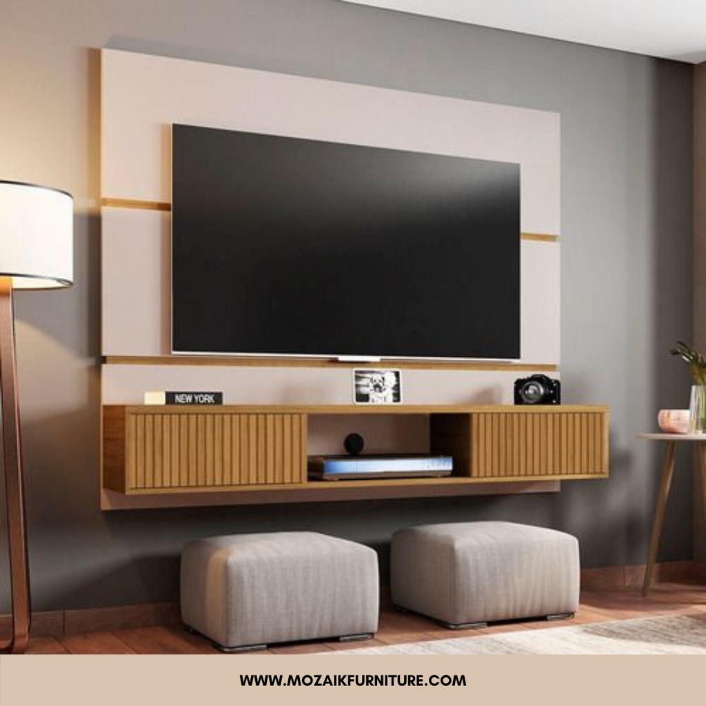 Jual backdrop tv minimalis dinding modern custom jakarta | Shopee Indonesia