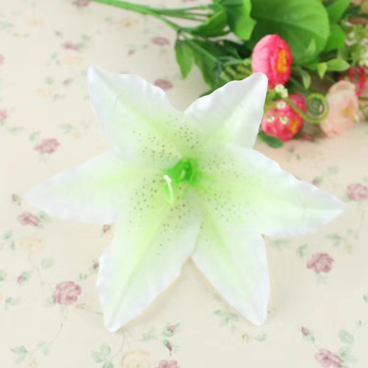 Jual Tangkai plastik bunga lili buatan lily menghiasi pesta kantor ...