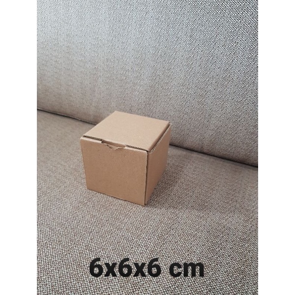 Jual Kardus Box uk. 6x6x6 cm Kotak Karton Die Cut | Shopee Indonesia
