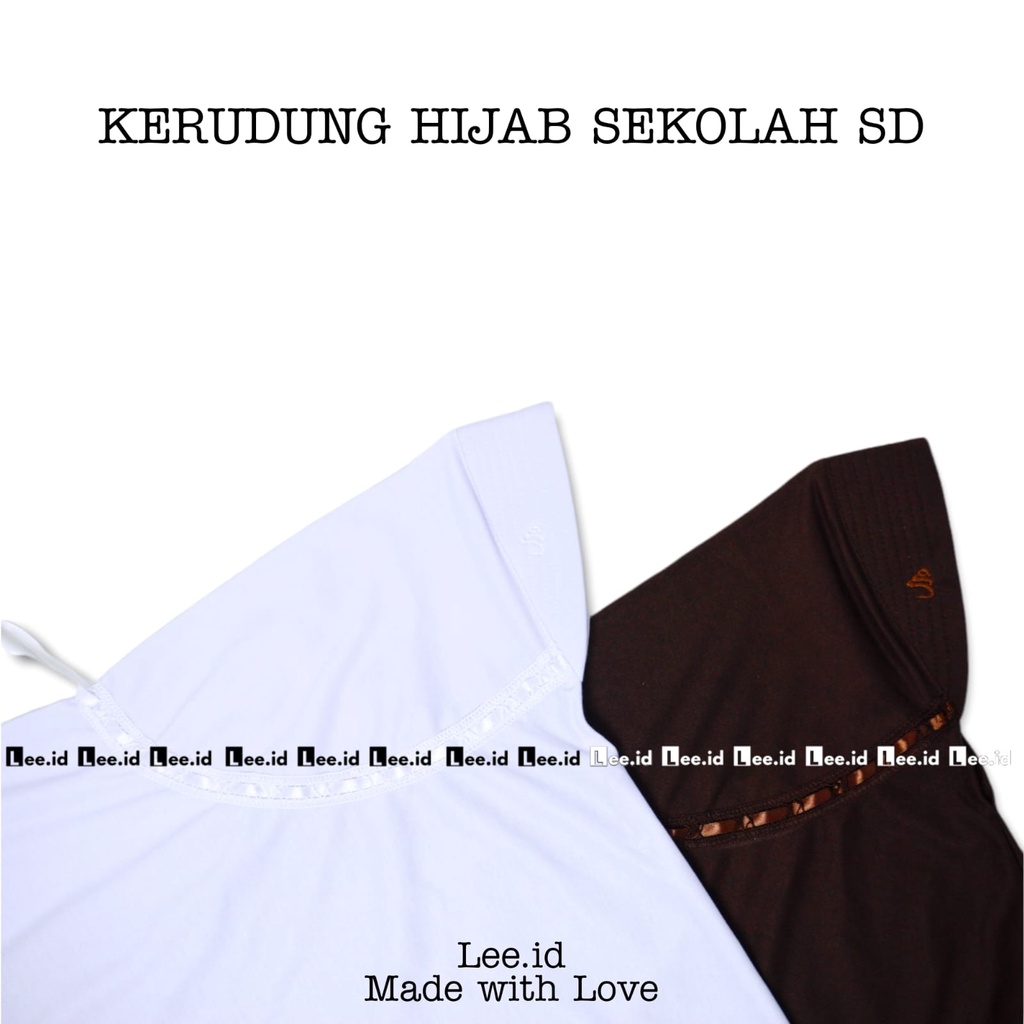 Jual Kerudung Hijab Jilbab Instan Sekolah SD Serut Pita | Shopee Indonesia