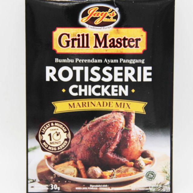 Jual Jay's / Jays Grill Master marinade mix /Classic Barbecue/hot spicy /chiken / italian ...