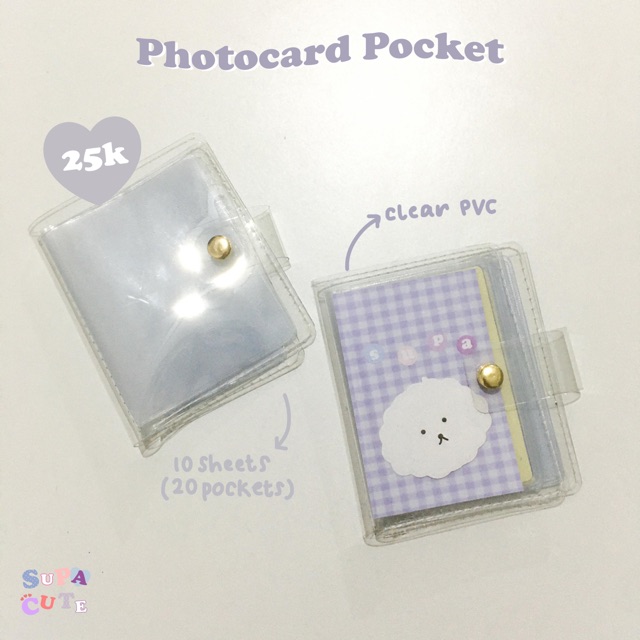 Jual Transparant Photocard Pocket | tempat photocard binder photocard ...