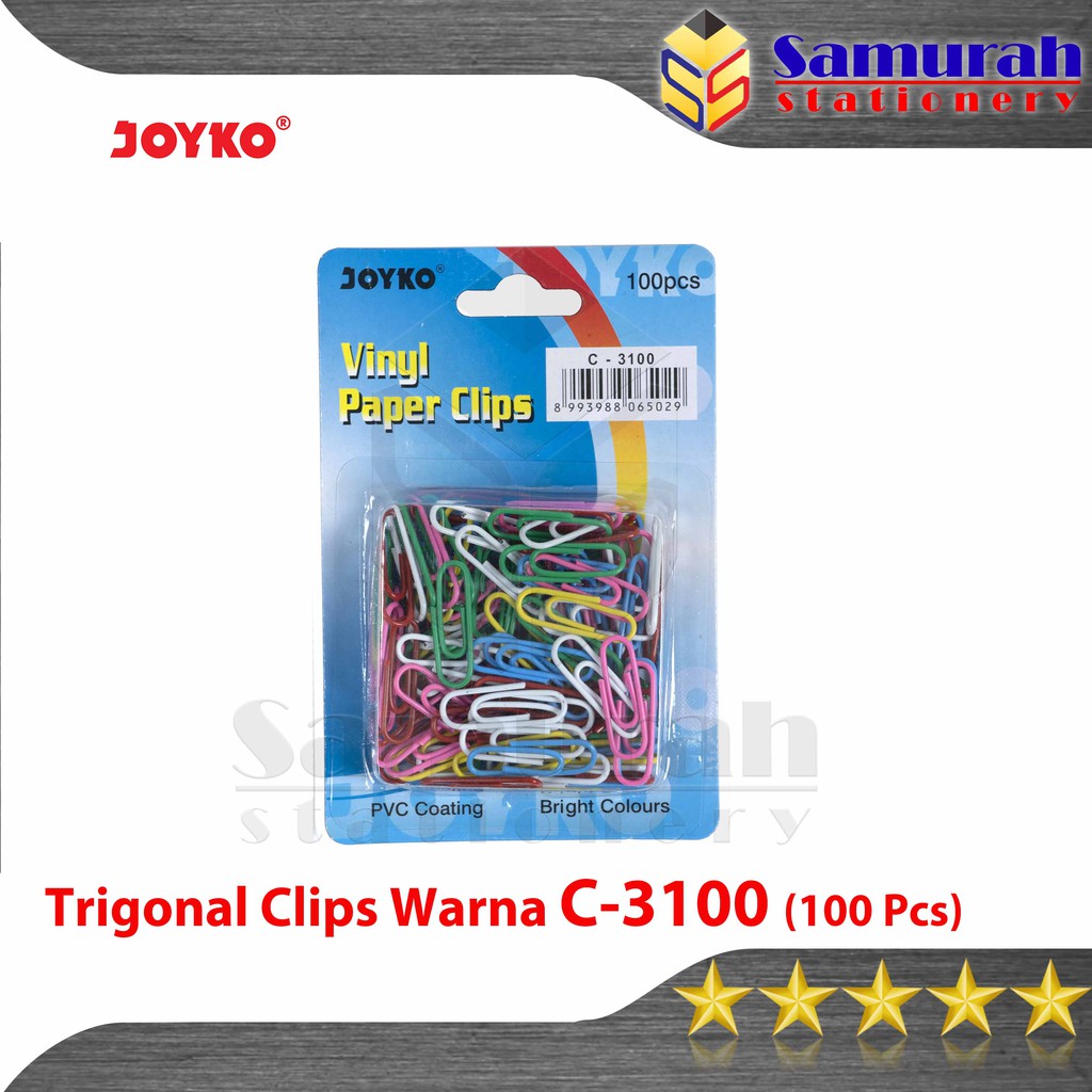 Jual Paper Clips Warna Joyko C-3100 / Clip C 3100 / Klip Penjepit ...