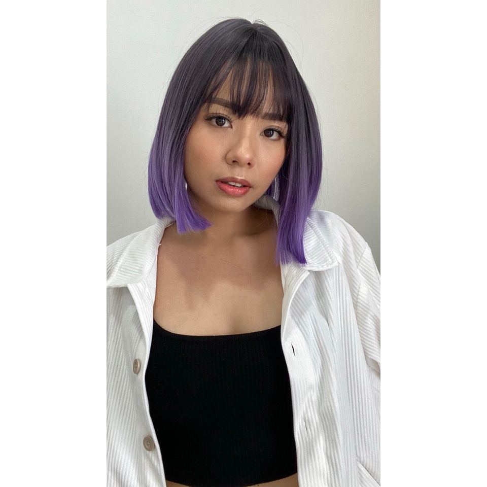 Jual [COD] WIG ORCHID - WIG PENDEK -WIG PONI - WIG UNGU - WIK RAMBUT ...