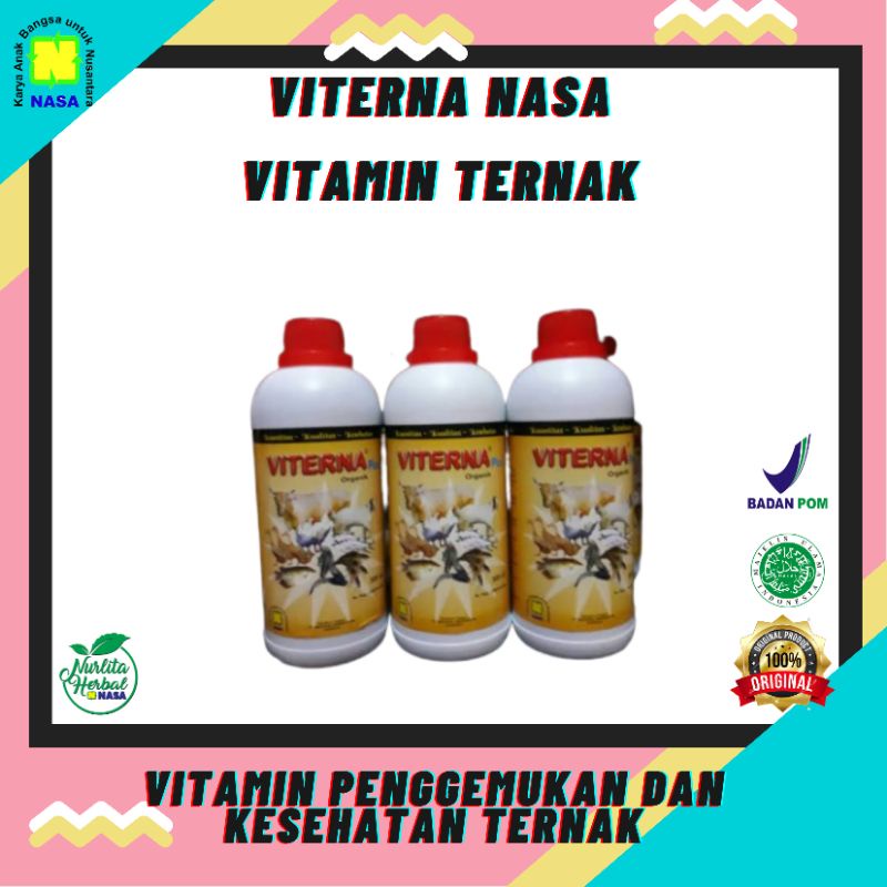 Jual SUPER LARIS !!! viterna NASA/vitamin ternak NASA/obat gemuk ternak ...
