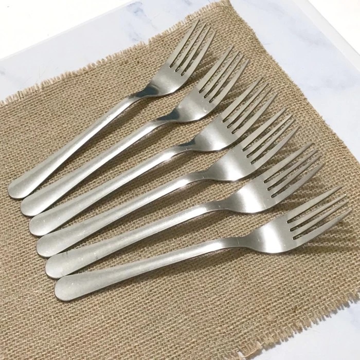 Jual Garpu Makan Tebal Polos isi 6 | Shopee Indonesia