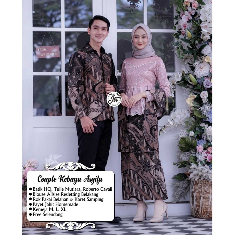Jual Baju Batik Couple Kebaya | Batik Couple fashion terbaru 2021 ...