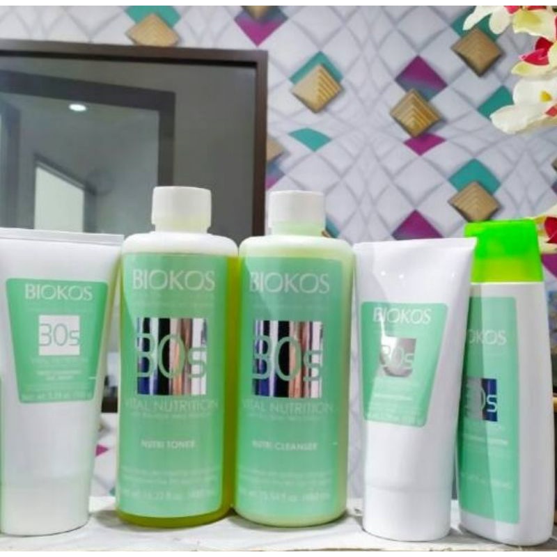 Jual Paket Facial Biokos Vital Nutrition Skincare Series | Shopee Indonesia
