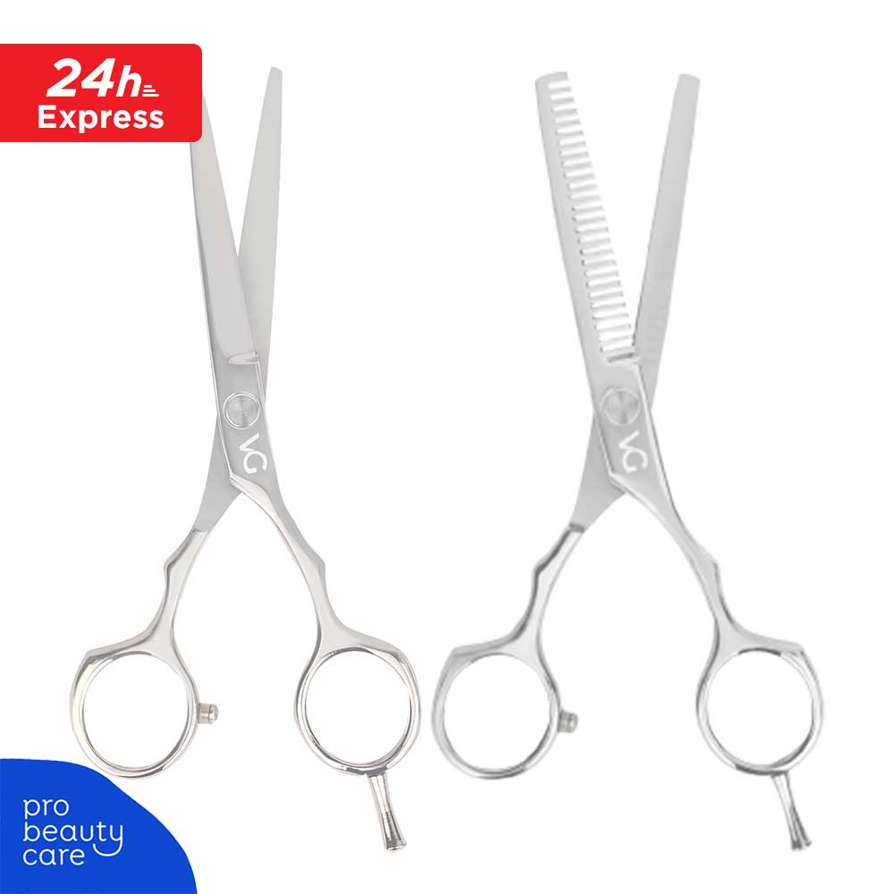 Jual Gunting Potong Rambut Set (Gunting Sasak & Gunting Potong Rata ...