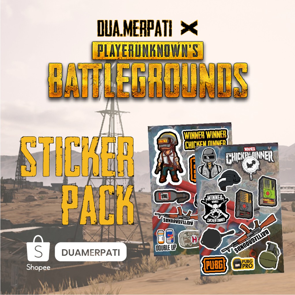 Jual PUBG MOBILE: Stiker Pack Perfect Cut, Tempelan HP, Laptop, Tablet ...
