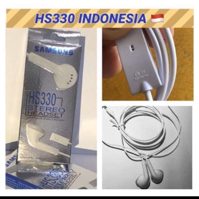 Jual Headseat samsung original hs330 streo headseat | Shopee Indonesia