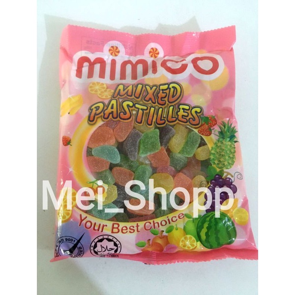 Jual AGAR JELLY BUAH MIXED PASTILLES MALAYSIA 800 GRAM | Shopee Indonesia