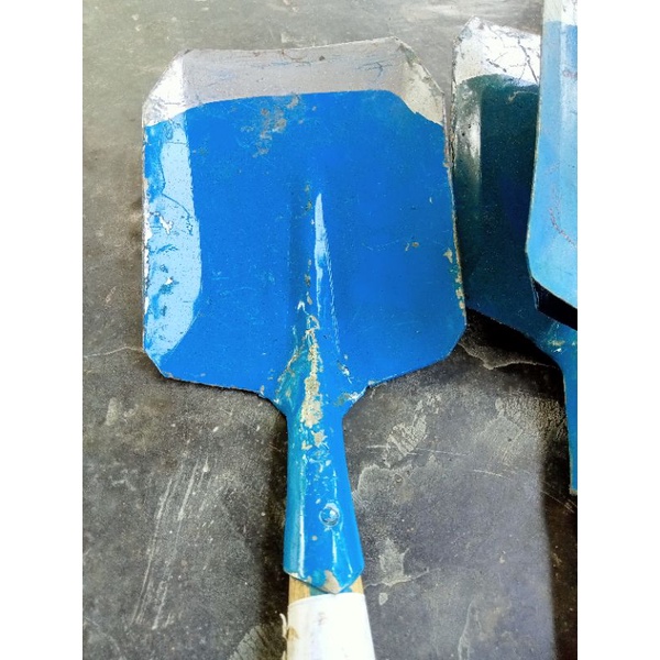 Jual Skrop tanah mini 42cm (Sekrop kecil besi warna biru) | Shopee ...