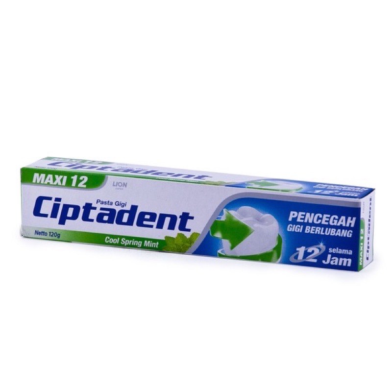 Jual Ciptadent Maxi 12 Cool Mint 120gr - Ciptadent Pasta Gigi Cool Mint ...