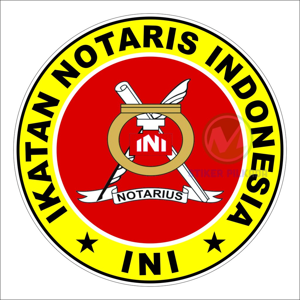 Jual STIKER VINYL NOTARIS BULAT | Shopee Indonesia