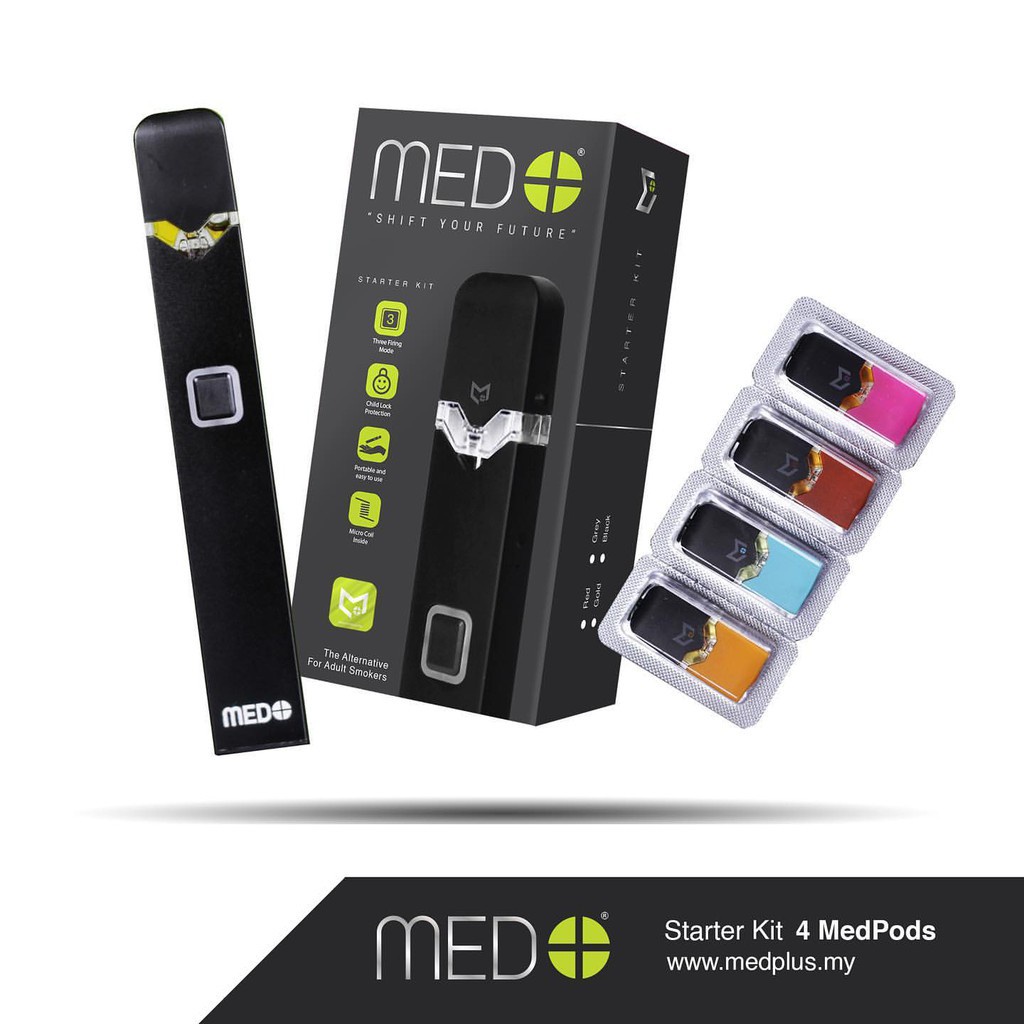 Jual VAPE MEDPLUS POD KIT ORIGINAL DAN BERKUALITAS | Shopee Indonesia