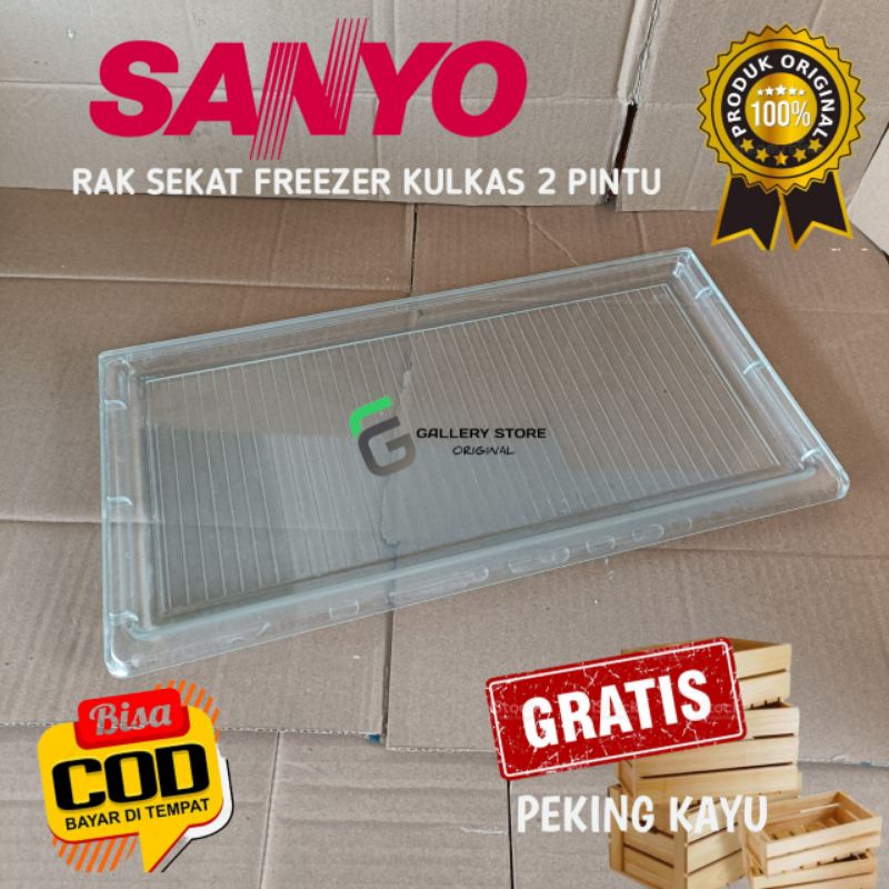Jual RAK KULKAS SANYO 2 PINTU BAGIAN FREEZER ORIGINAL 44,5 X 23 CM ...