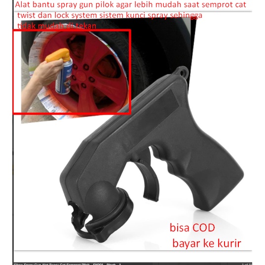 Jual Alat bantu spray gun pilok agar lebih mudah saat semprot cat twist ...