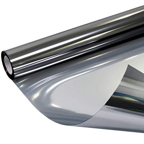 Jual [Eceran] Kaca Film MIRROR Silver Reflective ONE WAY SUNPROTECT ...