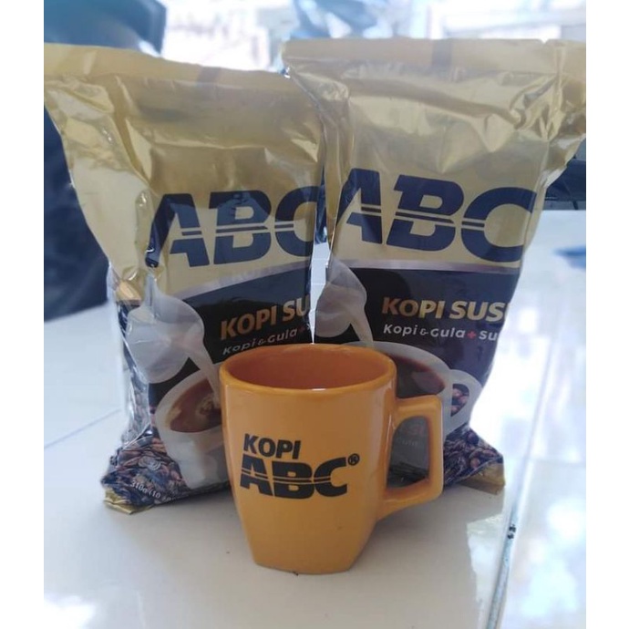 Jual HEMAT Kopi ABC Susu Serenteng + Gelas habis | Shopee Indonesia