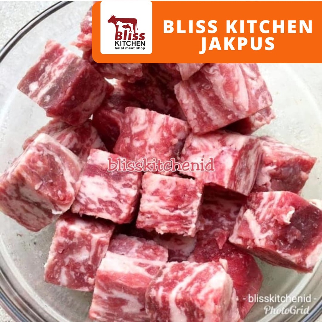 Jual Saikoro Beef Wagyu CL Cubes Steak 3cmx3cm pack 250gr | Shopee ...