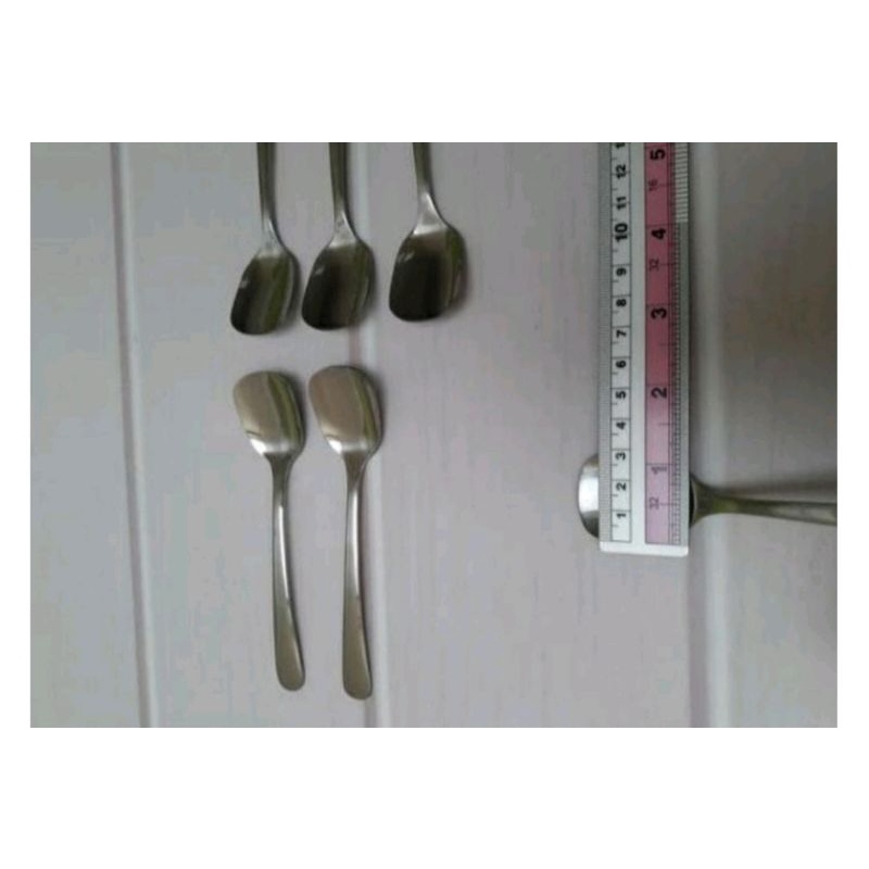 Jual SENDOK PUDDING / ICE CREAM STAINLESS ELEGANT ISI 6 PCS | Shopee ...