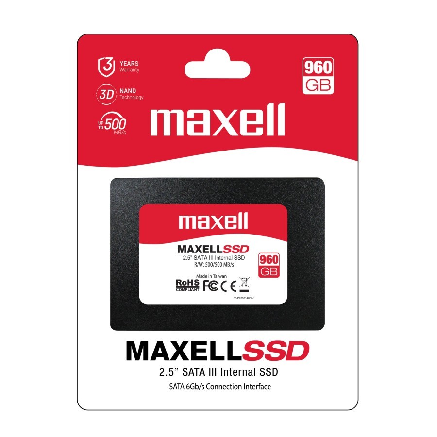 Jual Maxell SSD 960 GB Original Garansi 3 Tahun-SSD Maxell 960 GB ...