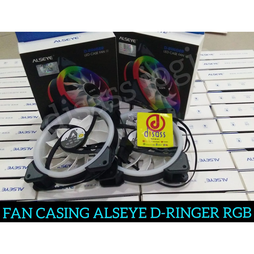 Jual FAN ALSEYE RGB D-RINGER FAN 12CM FAN CASING PC LED - DISASS JOGJA ...