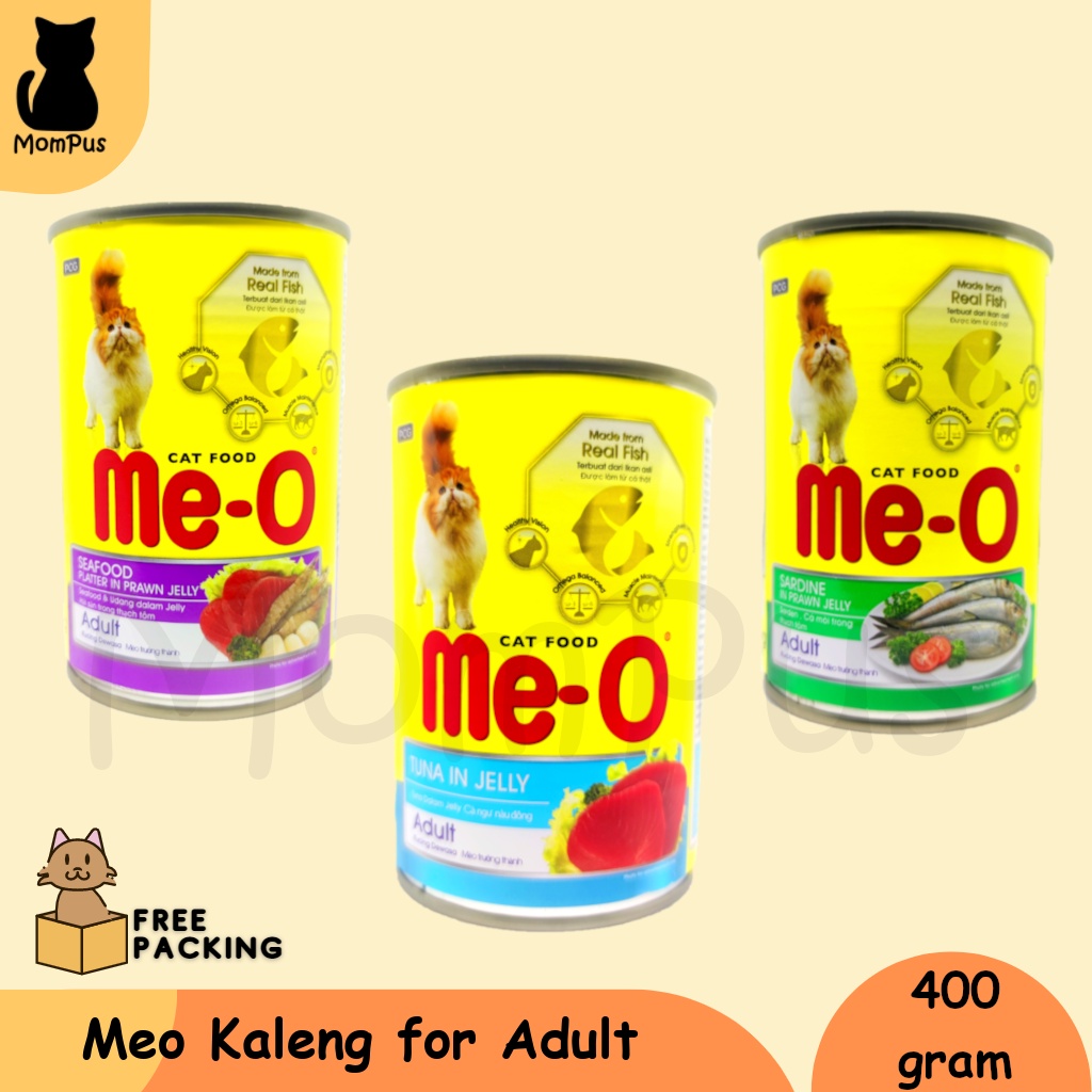 Jual MeO Kaleng ADULT 400gr Wet Food Makanan KUCING Dewasa Basah ...