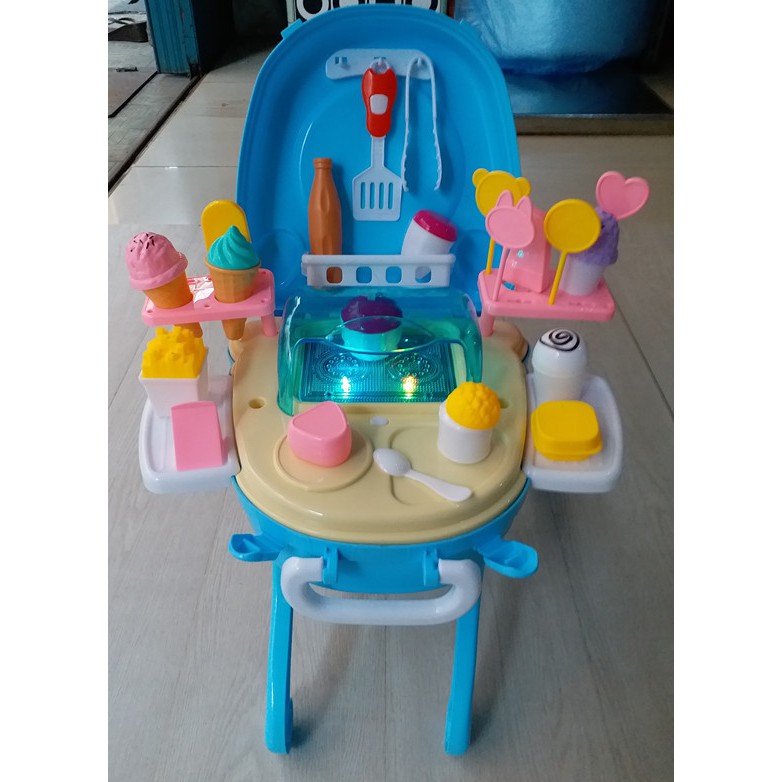 Jual MAINAN ICE CREAM SHOP ICE CREAM PLAYSET ES KRIM 41PCS NO.6662-1 ...