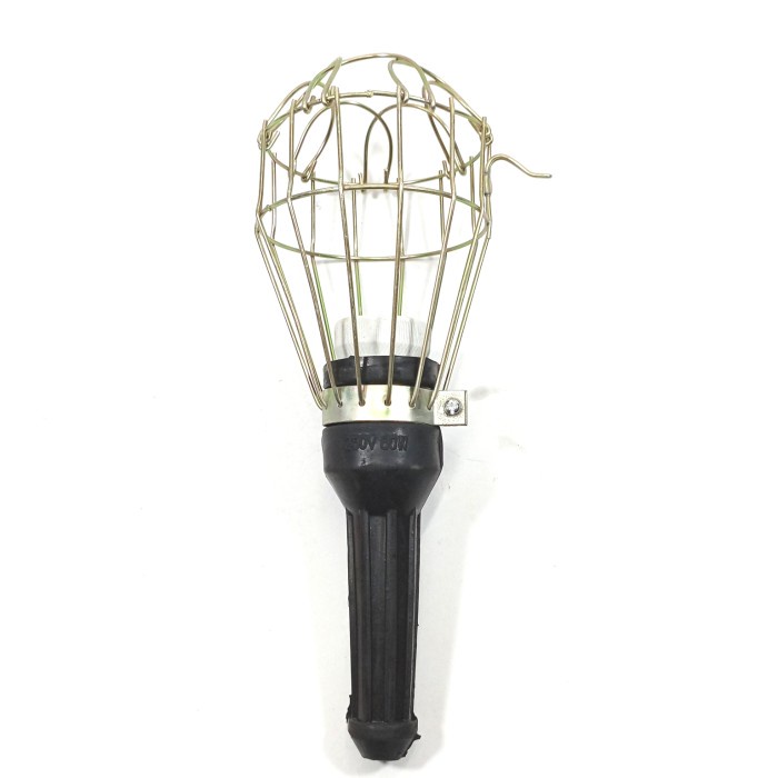 Jual Hand Lamp E27 / Jaring Lampu Safety Gagang Karet | Shopee Indonesia