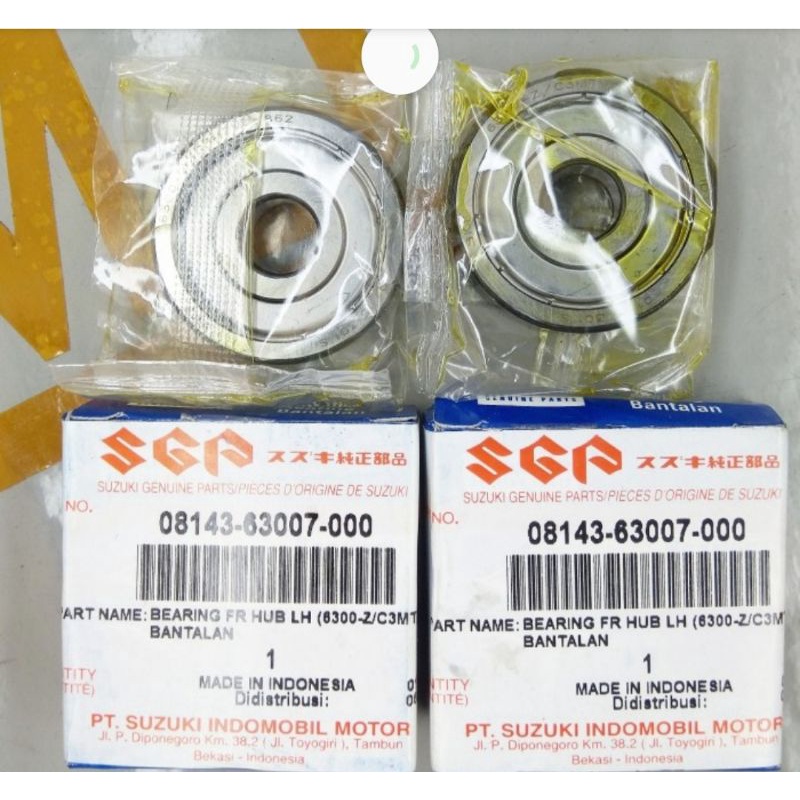 Jual Produk asli bering bearing laher klaher roda depan 6300 smash disc ...