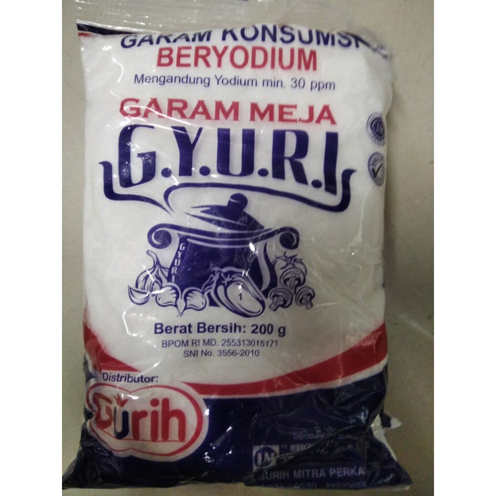 Jual Garam Meja Gyuri 200gram | Shopee Indonesia