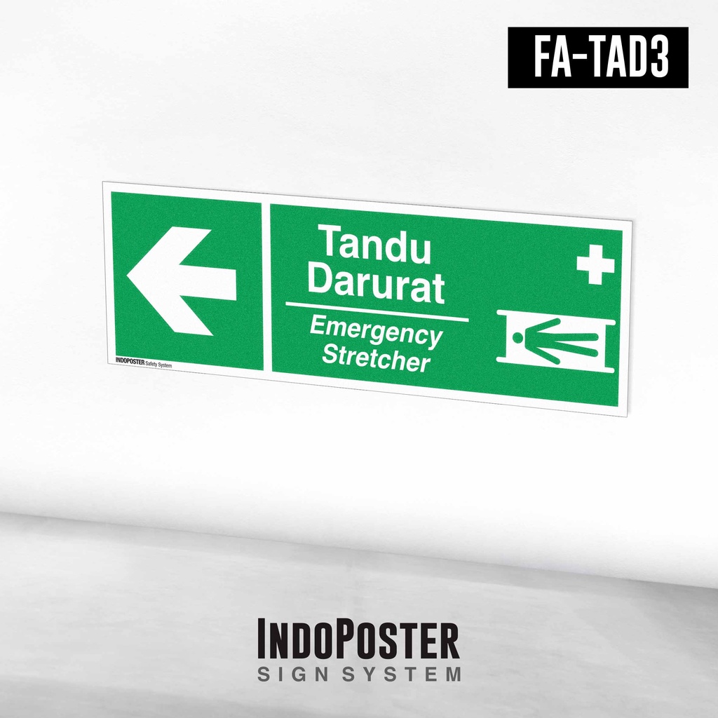Jual Stiker Sign Tandu Darurat Arah Kiri Kanan | Shopee Indonesia