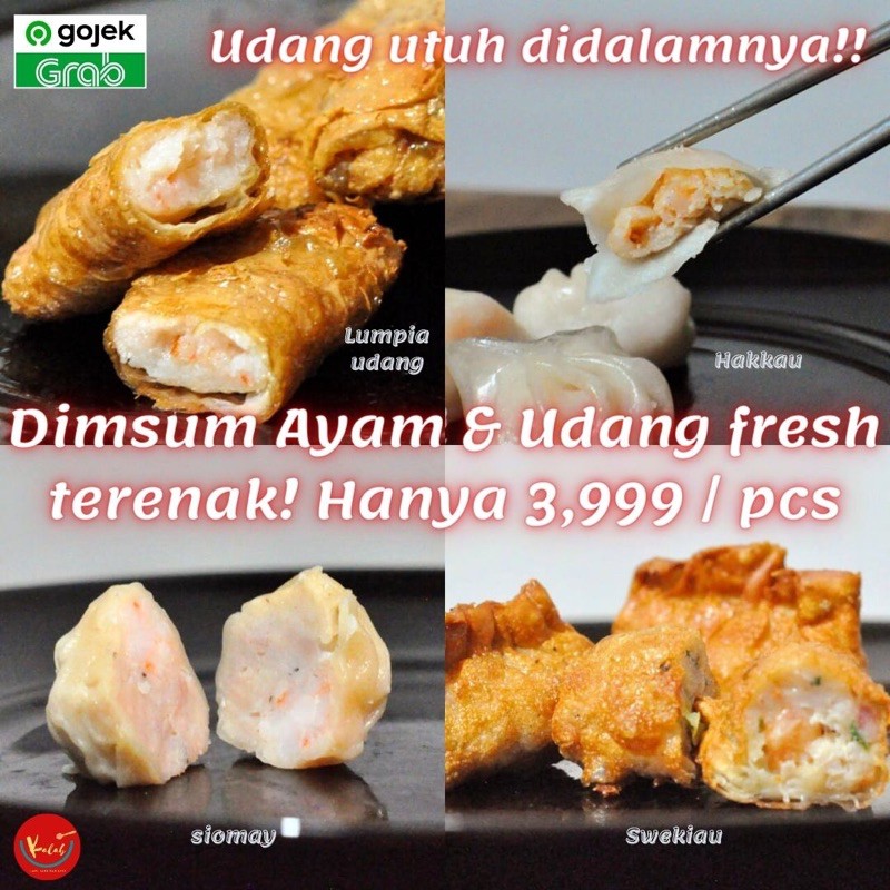 Jual Dimsum ayam dan udang HALAL frozen food swekiau/ siomay/ hakau ...