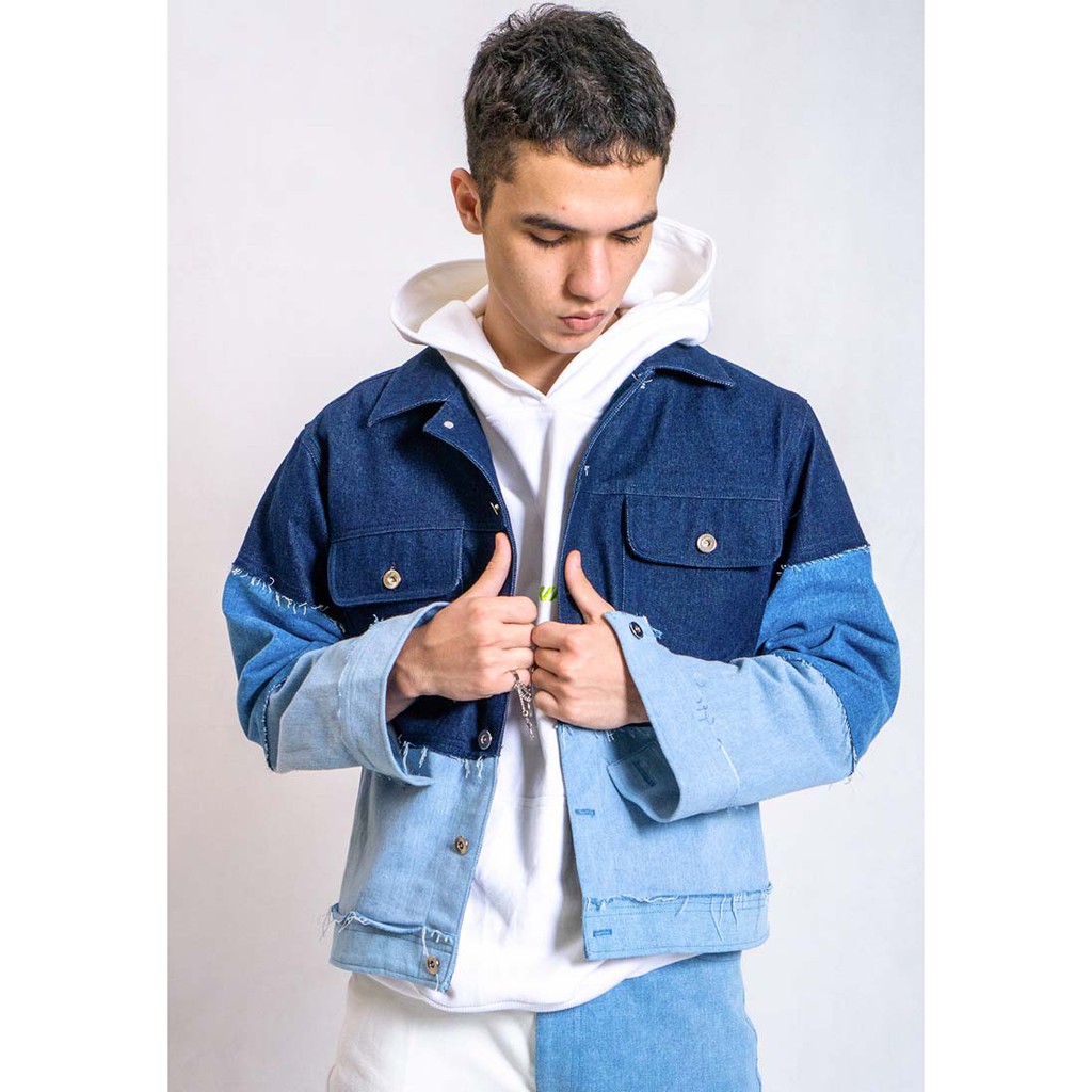 Jual OCWA SABILA MULTI COLOR DENIM JACKET | Shopee Indonesia