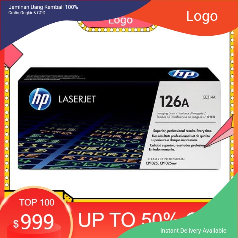 Jual Hp 126A Laserjet Imaging Drum (CE314A) drum CP1025 CP1025mw M175nw ...