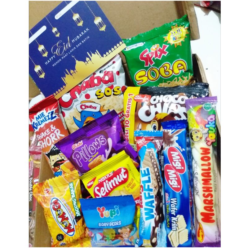 Jual PAKET SNACK BOX KOMPLIT / HAMPERS SNACK BOX / SNACK KADO / SNACK ...