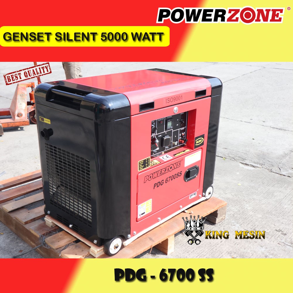 Jual MESIN GENSET SILENT 5000 WATT PDG-6700 SS | Shopee Indonesia