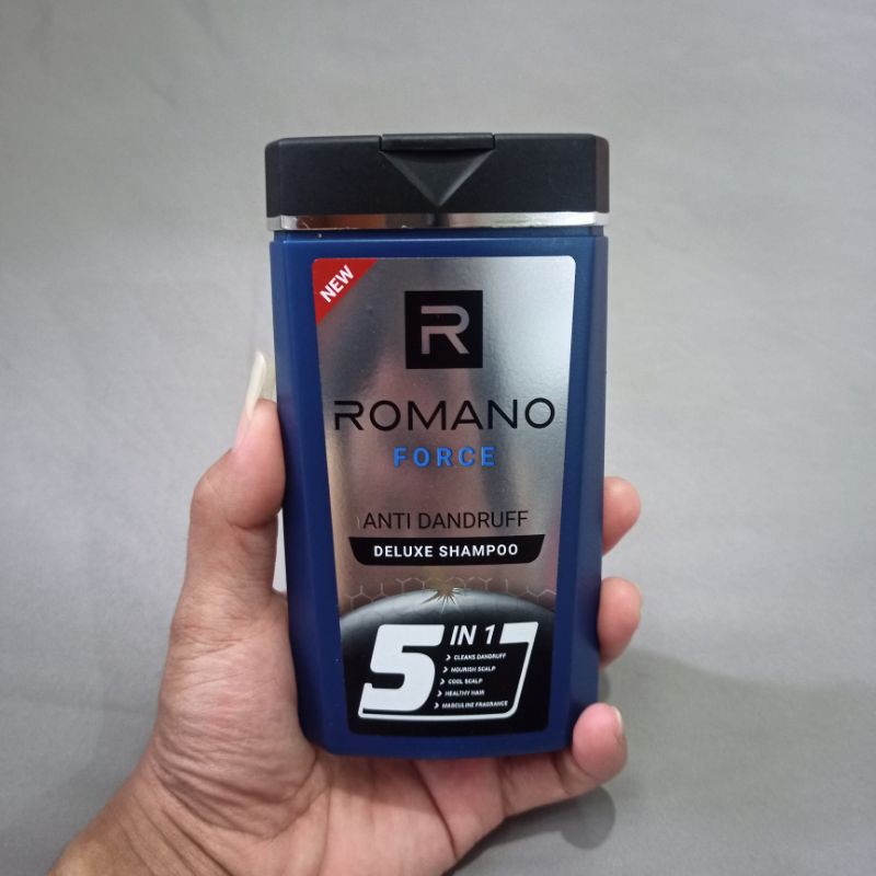 Jual Romano Shampoo Anti Dandruff Anti Ketombe Force 170 ml | Shopee ...