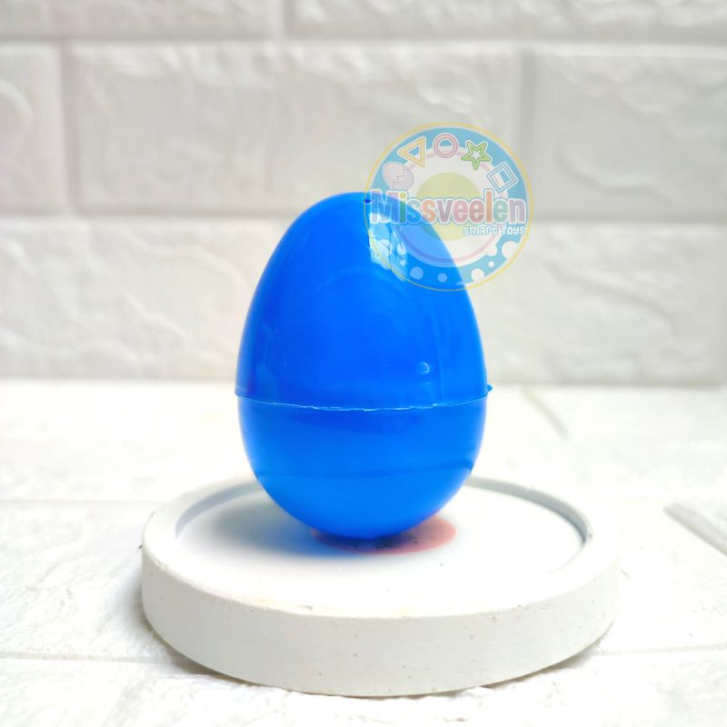 Jual Plastic Egg warna-warni mainan Montessori telur bahan plastik ...