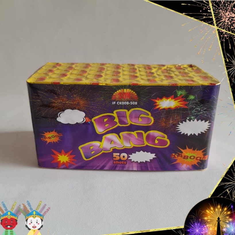 Jual Kembang Api Cake Sun Big Bang 50 shot 0.8 inch | Shopee Indonesia