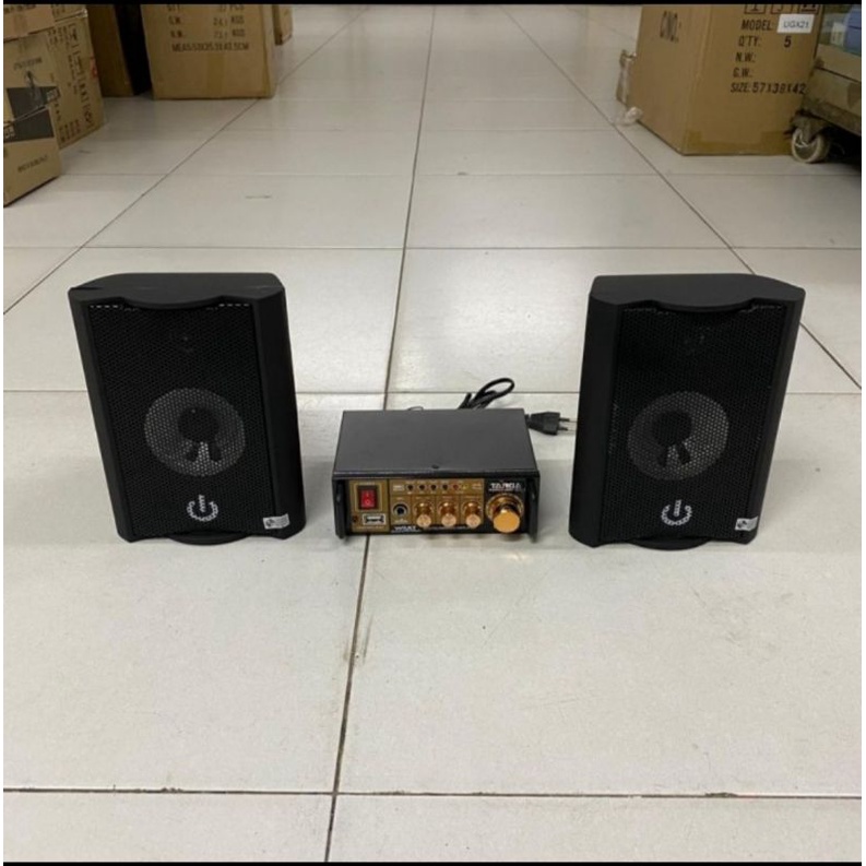Jual Paket Sound system mini cafe paketan audio restoran Original ...