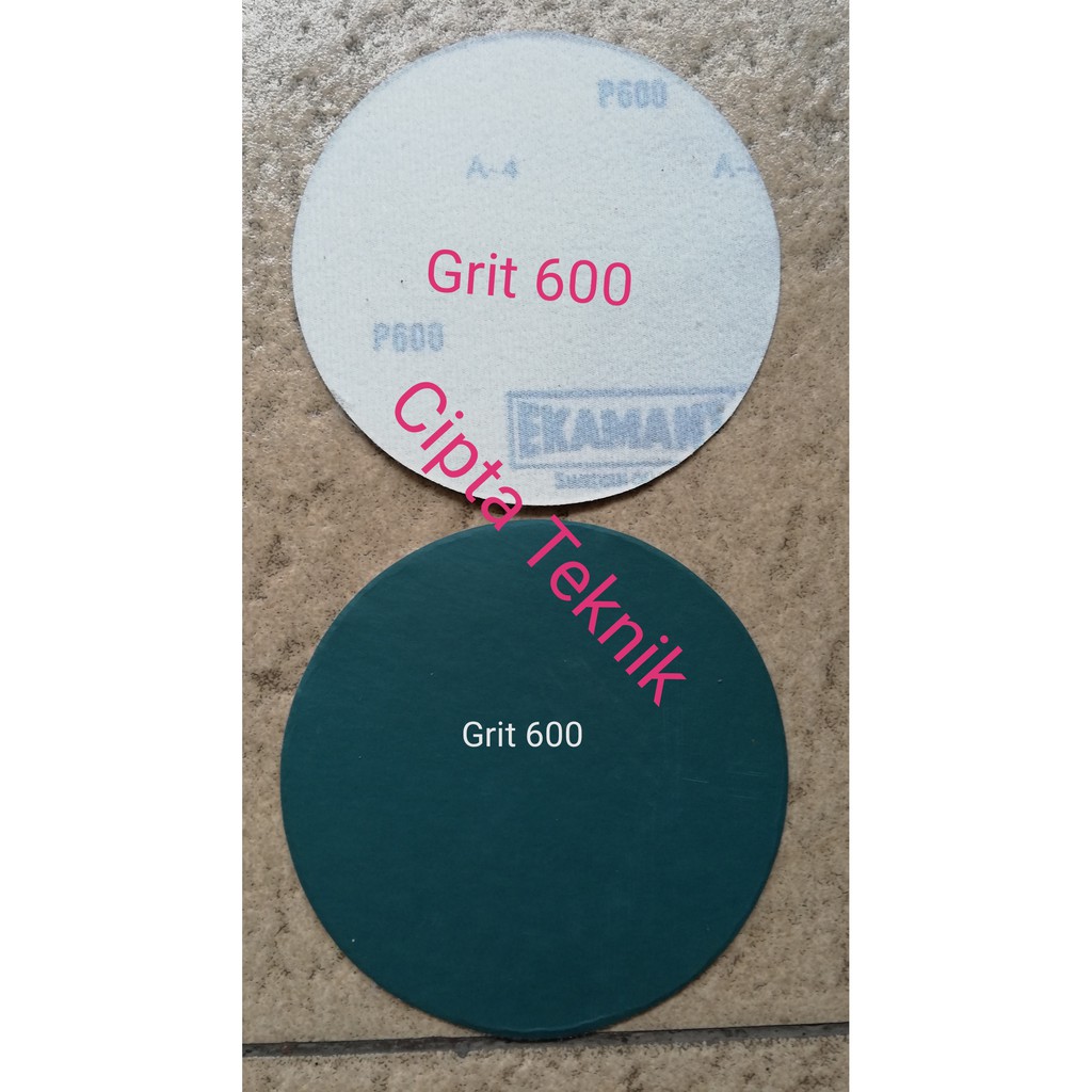 Jual Amplas Ekamant 5 Inchi Tempel Velcro Grit 600 Biru Abrasive Disc ...