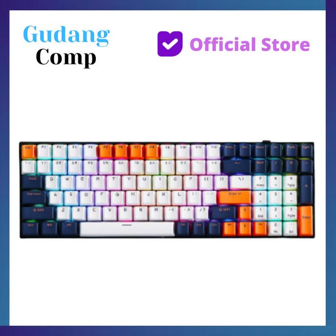 Jual REXUS DAXA M100 PRO WIRED MECHANICAL GAMING KEYBOARD GNHD646FV ...