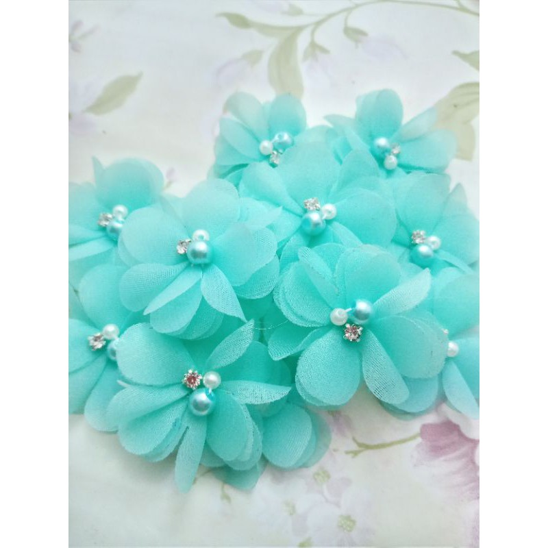 Jual bunga 3d semanggi 4cm 5layer (12 pcs) | Shopee Indonesia