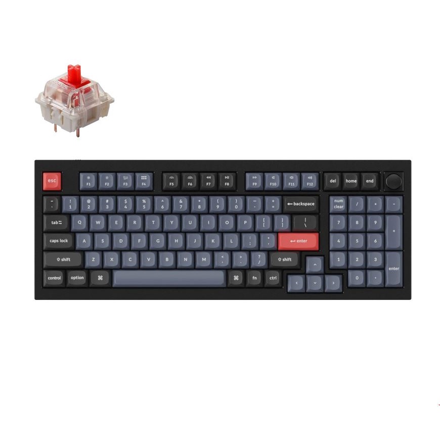 Jual Keychron Q5 QMK 1800 Compact Fully Assembled Knob version Custom ...