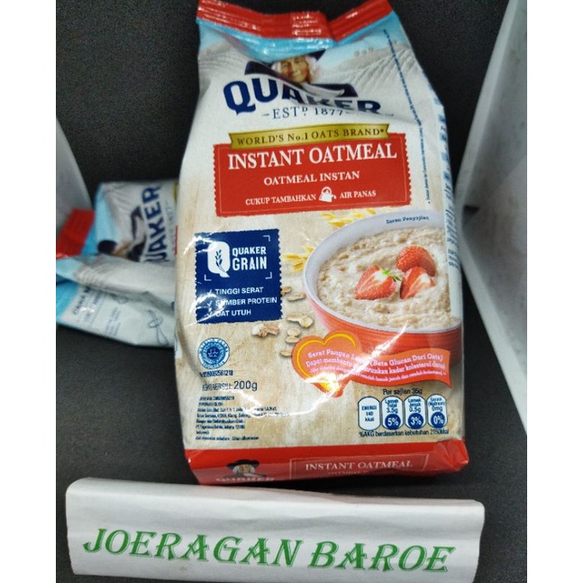 Jual Quaker Oat instant 200 gram Havermut | Shopee Indonesia